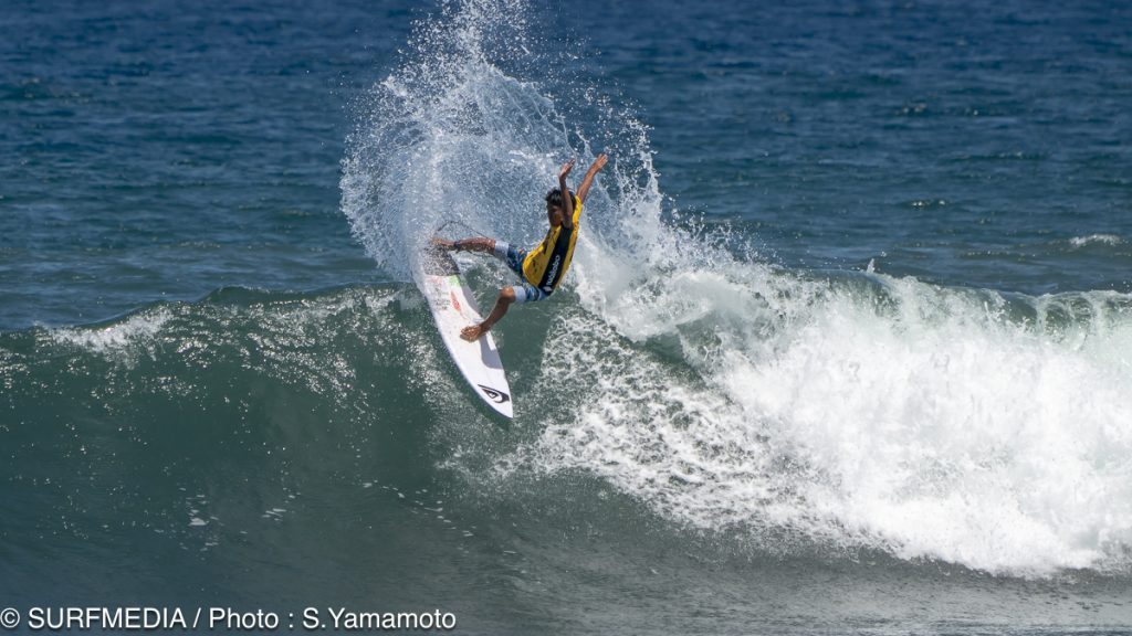 大原洋人も登場。和井田龍貴が最高点14.75をマーク。ガルーダ・インドネシア／旅工房 ムラサキプロ | SURFMEDIA