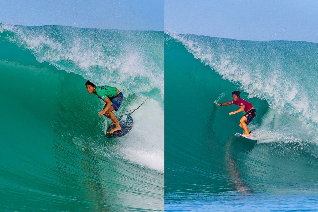 安室丈、西優司がベスト16進出。6～8フィートの波で行われたQS5000ニアス・プロ大会4日目。 | SURFMEDIA