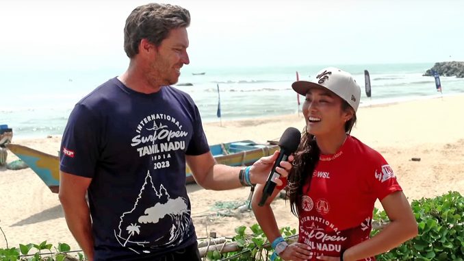 男女ベスト8が決定。松田詩野と中塩佳那がSF進出。タミル・ナードゥ・インターナショナル・サーフ・オープン | SURFMEDIA