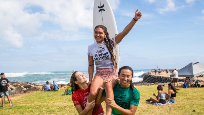 ヴァイヒティマハナ・インソとイズキール・ラウ、カニエラ＆ケリスが Local Motion Surf Into Summerで優勝 | SURFMEDIA