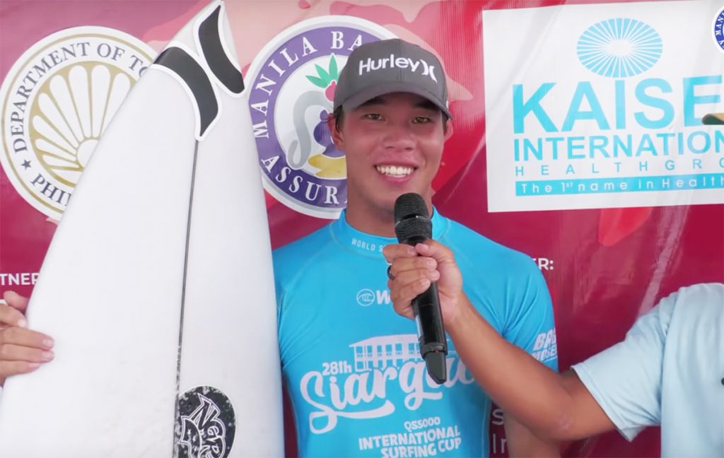 岩見天獅がセミファイナル進出。QS5000シャルガオ・インターナショナル・サーフィン・カップ大会6日 | SURFMEDIA