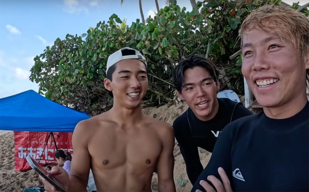 加藤3兄弟がYouTubeチャンネルで「Da Hui Backdoor Shootout」大会3日目をリポート | SURFMEDIA