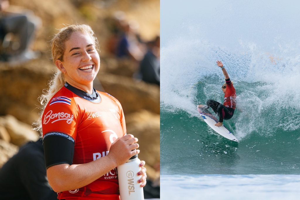 ガブリエラ・ブライアン、キャリア初のイエロージャージを獲得。女子ベスト8決定。ベルズ大会3日 | SURFMEDIA