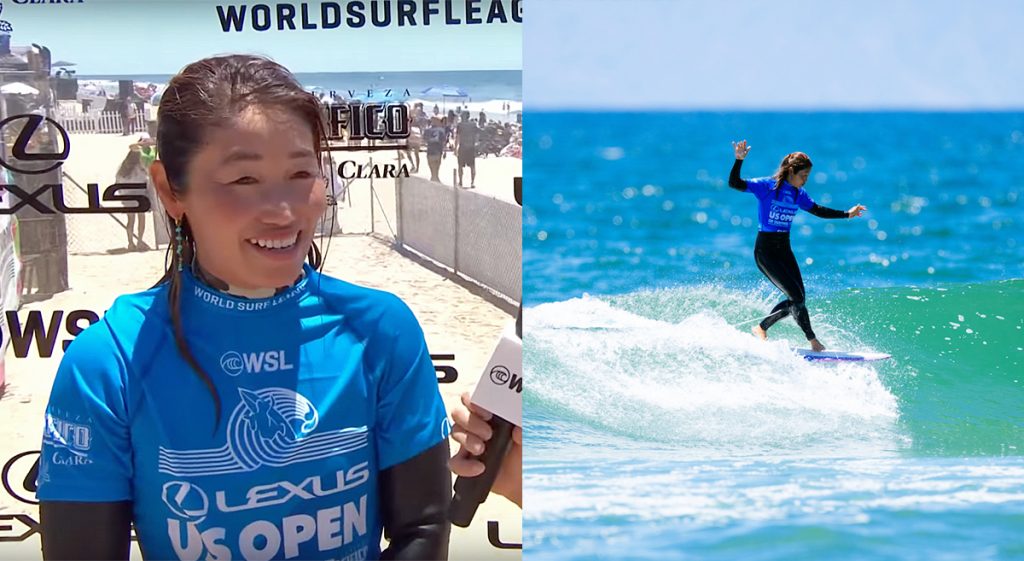 吉川広夏がオープニング・ラウンドを突破。ロングボード世界タイトルレース、レクサス US オープンでキックオフ | SURFMEDIA